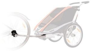 thule bicycle trailer kit, silver