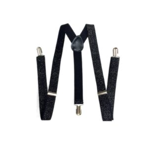 black glitter suspenders-1 piece