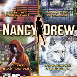 Nancy Drew 4 Pack-Secret of Shadow Ranch, Curse of Blackmoor Manor, White Wolf of Icicle Creek, Legend of the Crystal Skull - Windows (select)