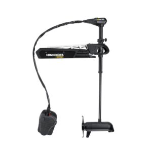 minn kota 1368695 fortrex freshwater cable-steer bow-mount trolling motor with universal sonar 2, heel-toe foot control & digital maximizer, 112 lbs thrust, 45" shaft