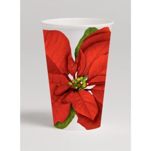 creative converting scarlet jubilee paper cups, 12-ounce, 8-count