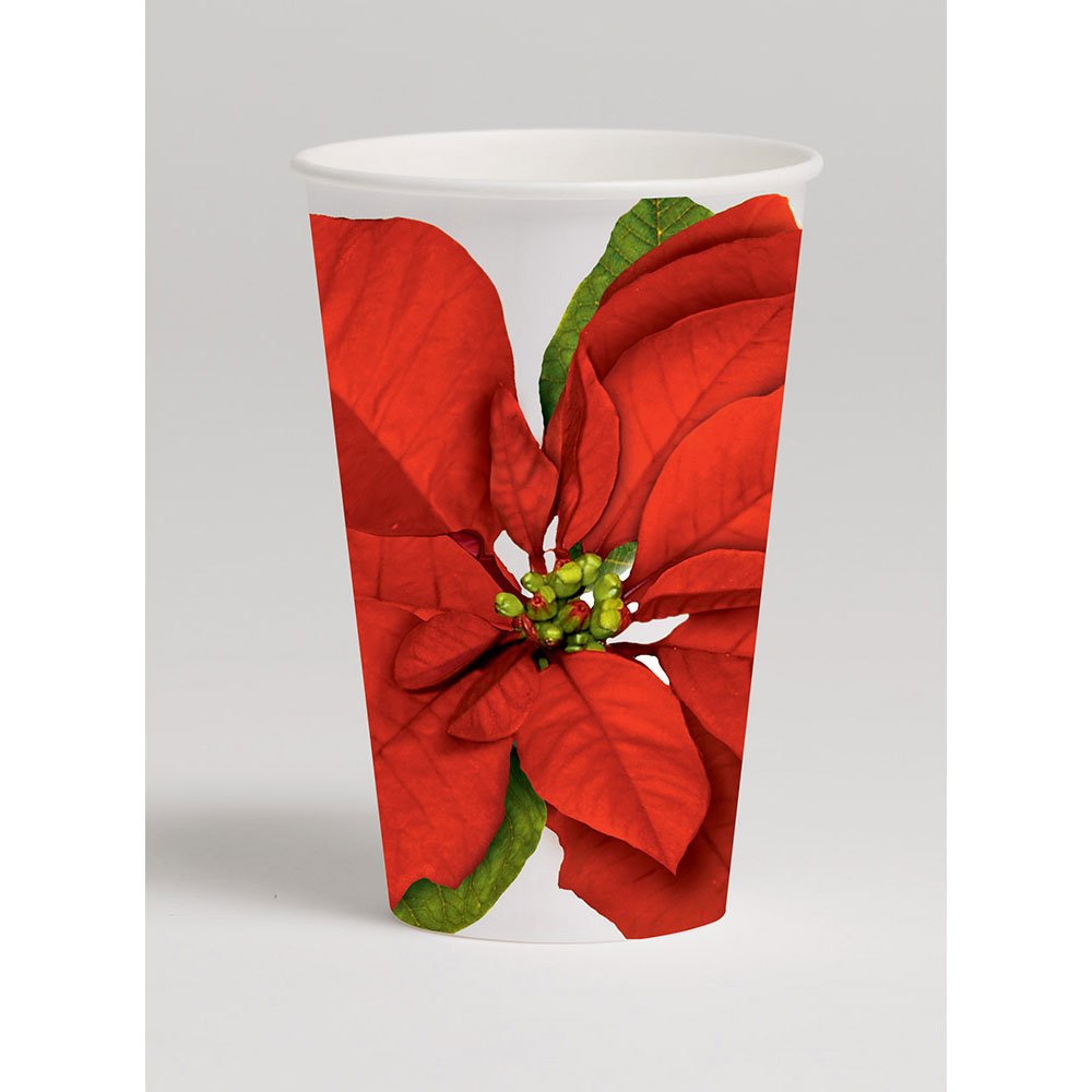 Creative Converting Scarlet Jubilee Paper Cups, 12-Ounce, 8-Count