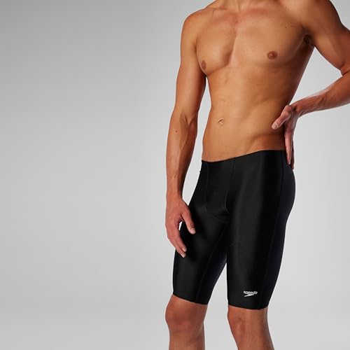 Speedo Men's Swimsuit Jammer ProLT Solid, Speedo Black, 26