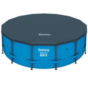 bestway 15' round pool cover, black