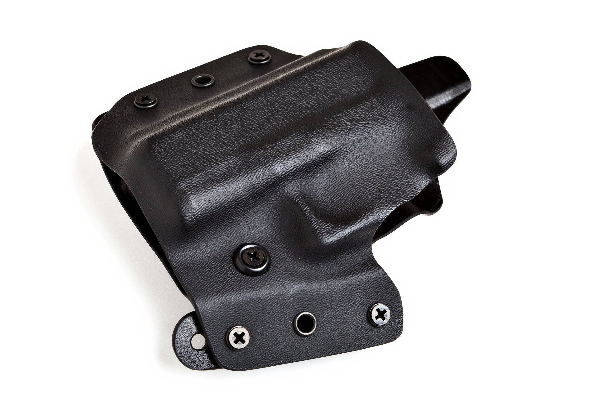 L.A.G. TACTICAL, INC., Defender Series, OWB/IWB Holster, Fits SIG P226R/MK25, Kydex, Right Hand, Black Finish