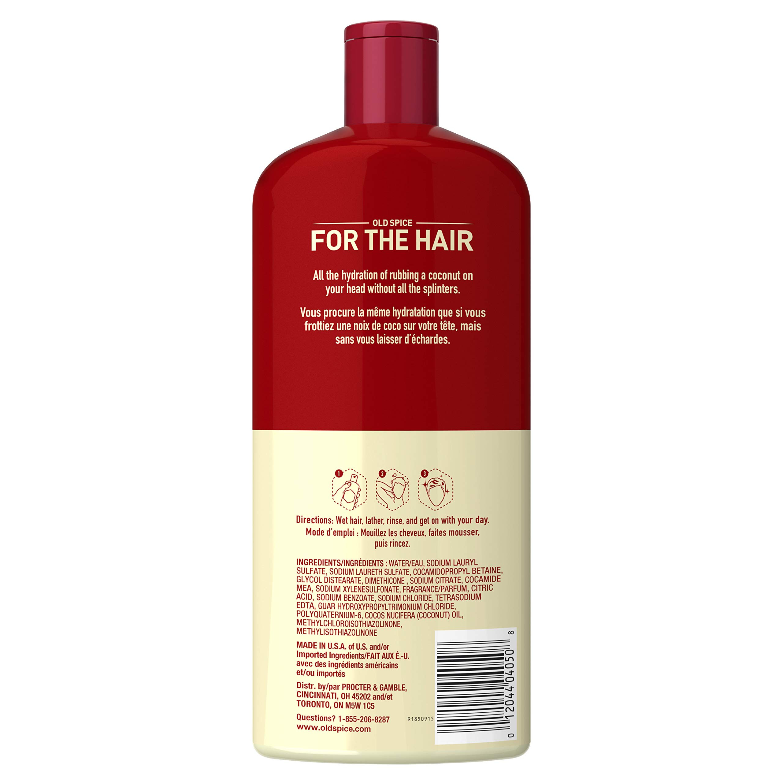 Old Spice Fiji 2 in 1 Mens Shampoo and Conditioner, 25.3 FL OZ