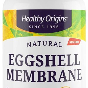 Healthy Origins Eggshell Membrane (NEM), 500 mg - Natural Collagen and Joint Support Supplement - Gluten-Free Supplement - 120 Veggie Capsules