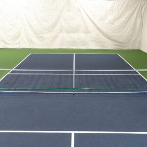 Pickleball 3.0 Tournament Net System - Portable, Lightweight, and Stable Pickleball Court Setup with Easy Buckle Tension System - Durable Steel Construction, Wide Bent Legs Mesh Net