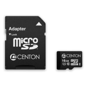 centon electronics micro sd card, ultimate memory card for phones, tablets, cameras, and more, 16gb