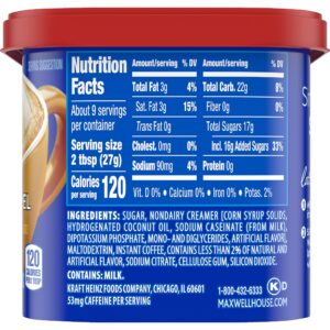 Maxwell House International Coffee Vanilla Caramel Latte, 8.7-ounce Cans (Pack of 3)