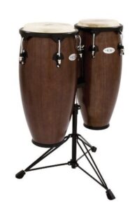 toca 2300tob synergy series conga set with stand - tobacco