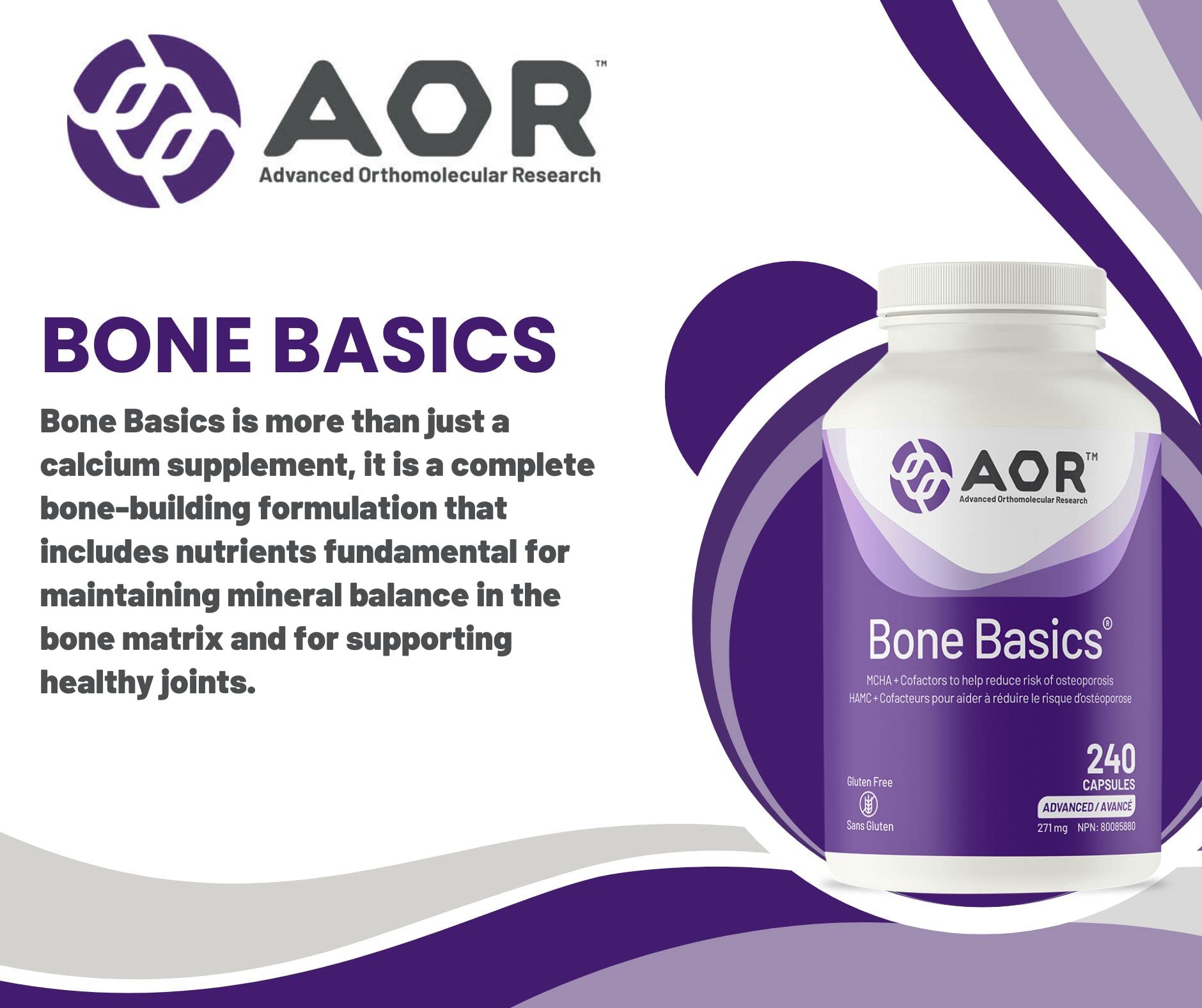 AOR Bone Basics, 240 CT