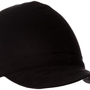 Lapco Lap CB-7 3/8 4-Panel Welder's Caps, 100% Cotton, 7 3/8", Black