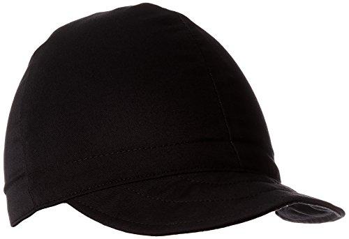 Lapco Lap CB-7 3/8 4-Panel Welder's Caps, 100% Cotton, 7 3/8", Black