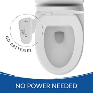 Bio Bidet by Bemis BB-70 Simplet Freshwater Bidet Attachment for Toilet, White, Non Electric, Easy Install