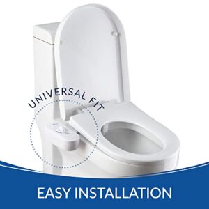 Bio Bidet by Bemis BB-70 Simplet Freshwater Bidet Attachment for Toilet, White, Non Electric, Easy Install