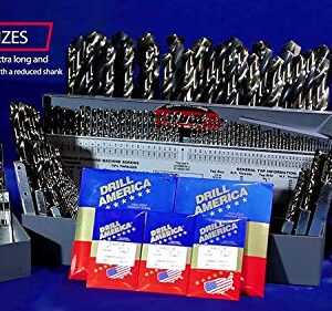 Drill America - DWD29J-CO-PC 29 Piece M35 Cobalt Drill Bit Set in Round Case (1/16" - 1/2" X 64ths), DWDCO Series