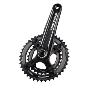 race face turbine mountain bike crankset, black, 170mm 22/36t