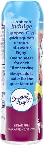 Crystal Light Sugar-Free Zero Calorie Liquid Water Enhancer - Blackberry Lemonade Water Flavor Drink Mix (1.62 fl oz Bottle)