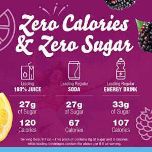 Crystal Light Sugar-Free Zero Calorie Liquid Water Enhancer - Blackberry Lemonade Water Flavor Drink Mix (1.62 fl oz Bottle)