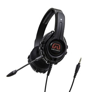 io crest gamestergear pc ps4 xbox one stereo over-ear gaming headset, online chat, headphone with detachable micophone - ipad mobile tablet mac