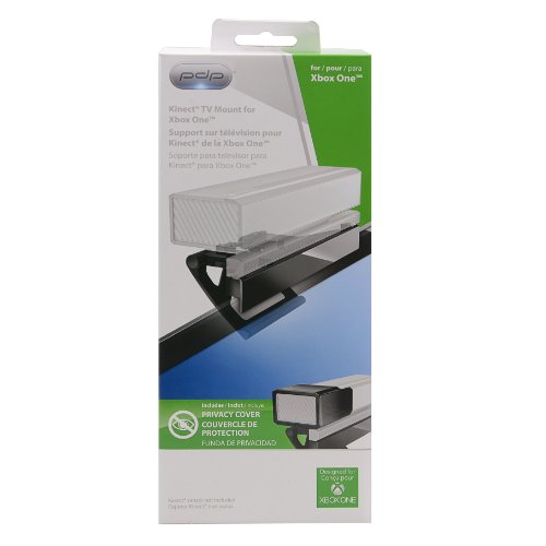 PDP Gaming Kinect TV Mount Optimal For Flat HGTV No Tools Required: Black - Xbox One Kinect Sensor