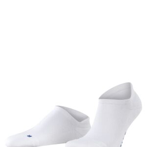 FALKE Unisex Cool Kick Sneaker Socks, Breathable, Cooling Effect, Polyester, Ankle Length, Everyday Colorful Sock, White (White 2000), 10.5-11.5, 1 Pair