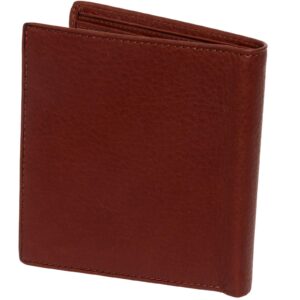 Osgoode Marley Mens ID Hipster Wallet, Brandy, One Size