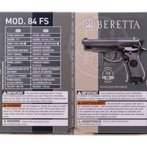 Umarex Beretta MOD. 84FS Compact .177 Caliber BB Gun Air Pistol