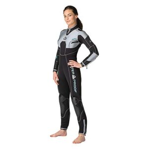 waterproof womens w4 5mm backzip wetsuit, large