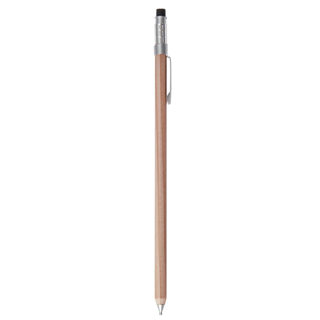 MUJI MOMA 0.5 WOODEN HEXAGONAL MECHANICAL PENCIL SLIM