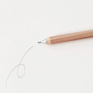 MUJI MOMA 0.5 WOODEN HEXAGONAL MECHANICAL PENCIL SLIM