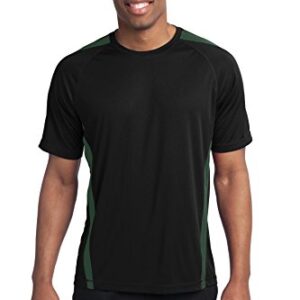 Joe's USA Men's Athletic All Sport Training T-Shirt ,Black ,Large