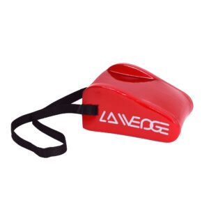 la wedge beach headrest and accessory bag real red