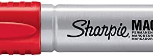 Sharpie Permanent Marker Magnum Red - Pack of 6