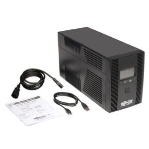 Tripp Lite Smart UPS LCD 1500VA Tower Line-Interactive 230V, 900W, 8 C13 Outlets, 2-Year Warranty (SMX1500LCDT)