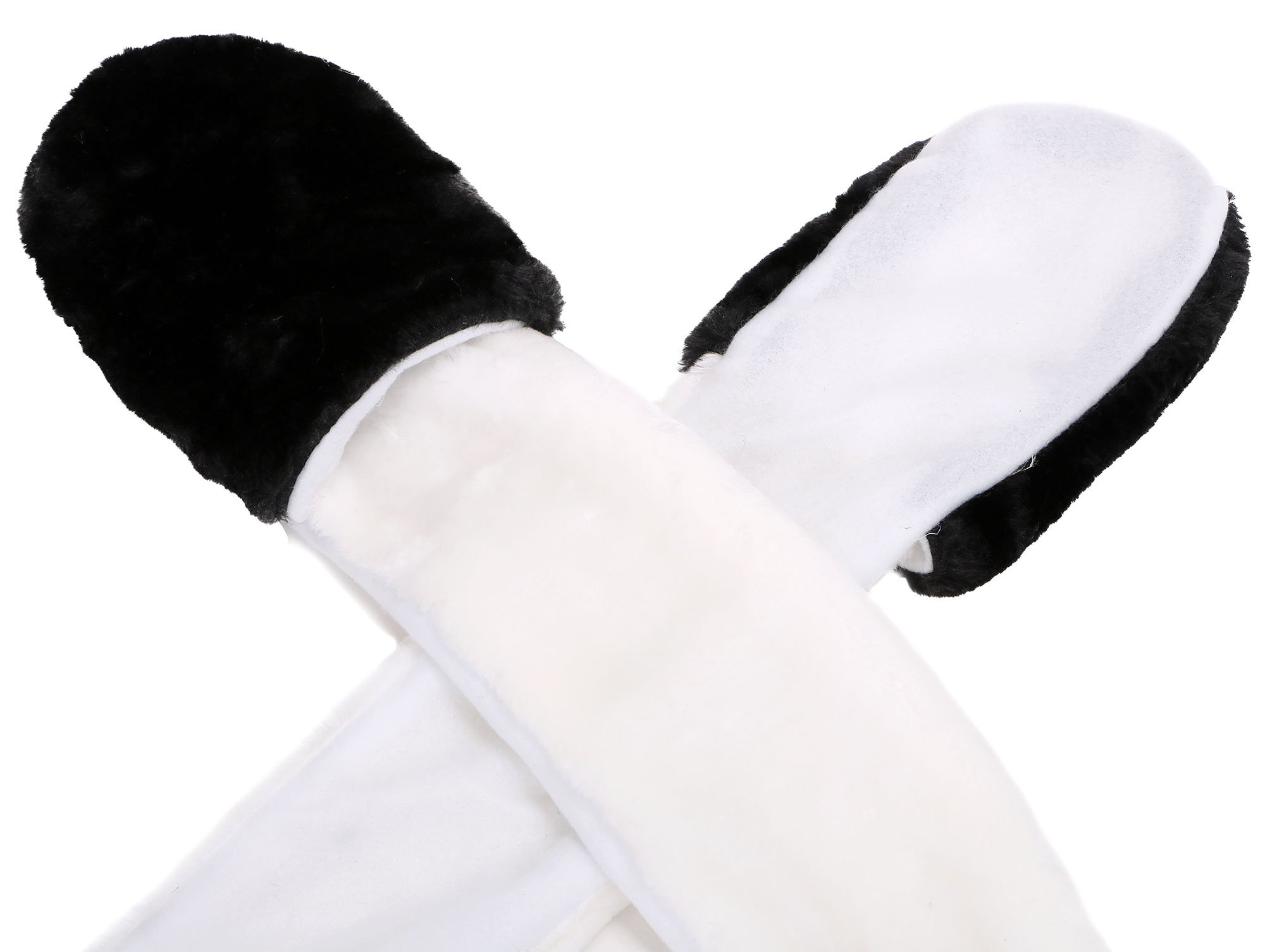 Simplicity Panda Animal Hats with Long Scarf 3 in 1 Multifunction Warm Hats