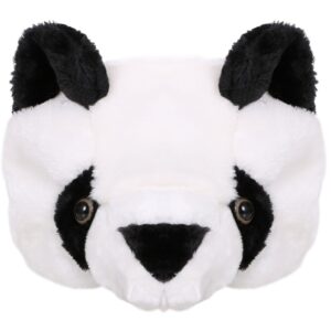 Simplicity Panda Animal Hats with Long Scarf 3 in 1 Multifunction Warm Hats