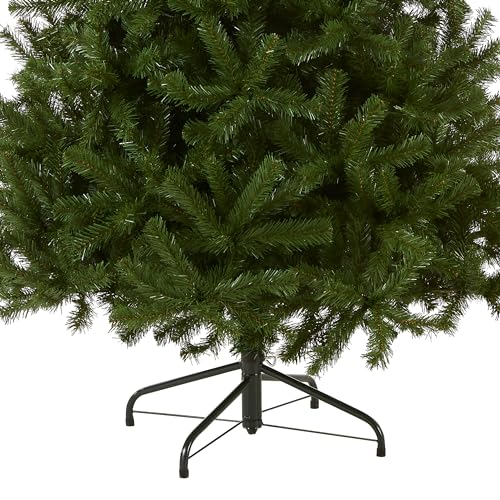 National Tree Company Artificial Full Christmas Tree, Green, North Valley Spruce, Includes Stand, 6 Feet