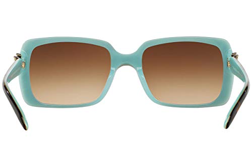 Tiffany & Co. TF4047B - 81343BTOP HAVANA/BLUE Sunglasses w/Brown Gradient Lens 55mm