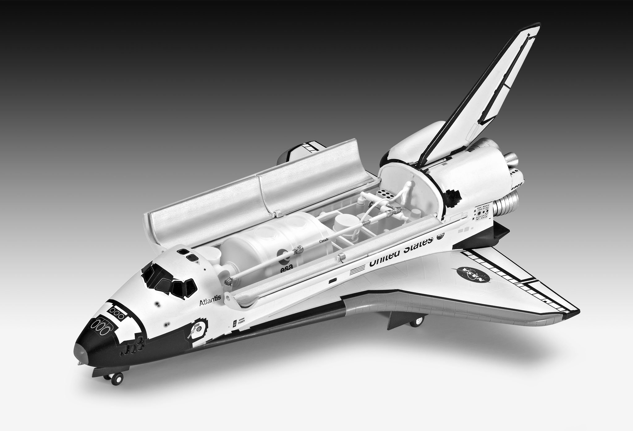 Revell Germany 04544 Space Shuttle Atlantis Model Kit, 1/144