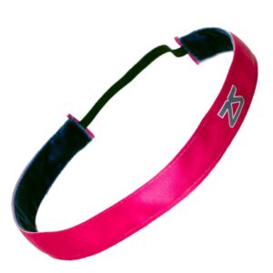 zensah women's running headband, neon pink, one size