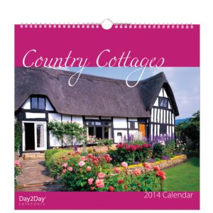 day2day 12 inch deluxe country cottages calendar