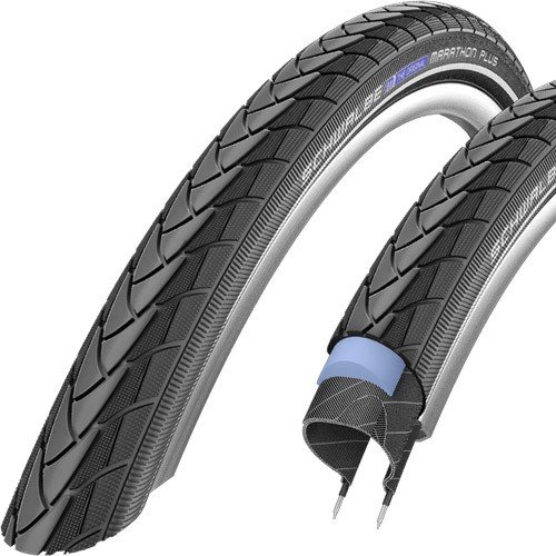 Schwalbe Marathon Plus Performance Wired Tyre with Smartguard Endurance Reflex 475 g (35-349) - 16 x 1.35 Inches