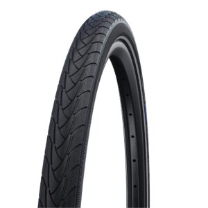 Schwalbe - Marathon Plus Ebike and MTB Wire Clincher Bike Tire | 26 x 1 3/8 | Performance Line | Black/Reflective