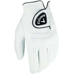 callaway men's tour authentic golf glove, worn on left hand, x-large, prior generation