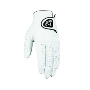 callaway men's dawn patrol golf glove, x-large, right hand, prior generation , white