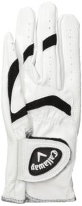 callaway x-junior golf glove, medium, left hand, prior generation , white