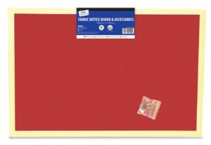 tallon just stationery 400x600mm fabric notice board