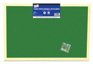 tallon just stationery 600x800mm fabric notice board